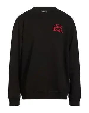 Just Cavalli Sweatshirt Size Cotton - Black