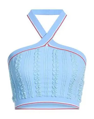 MSGM Top Light Size Polyamide, Viscose, Elastane - Blue