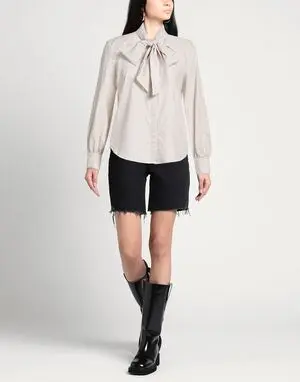 CAMICETTASNOB Light Cotton Shirt With Bow Detail