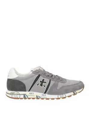 Premiata Sneakers Size Leather, Textile Fibers, Synthetic Material - Grey