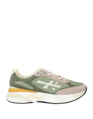 Premiata Low-top Sneakers In Suede And Textile Fibers