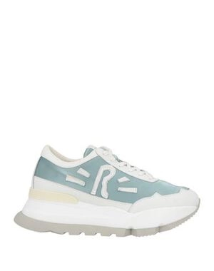 RUCOLINE Leather Wedge Sneakers - Blue