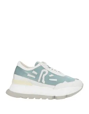 RUCOLINE Leather Wedge Sneakers - Blue