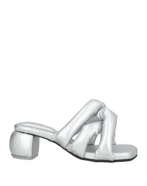 YUME YUME Sandals Size Synthetic Material - Silver