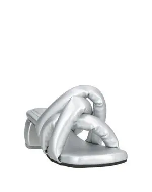 YUME YUME Synthetic Material Sandals - Silver