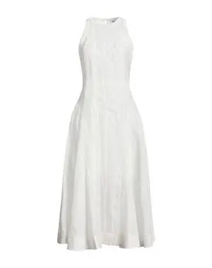 Sandro Maxi Dress Size Linen, Polyester