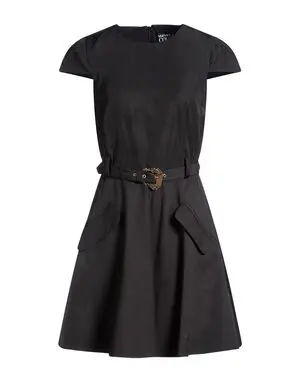 Versace Taffeta Mini Dress With Appliqués
