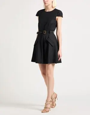 Versace Taffeta Mini Dress With Appliqués