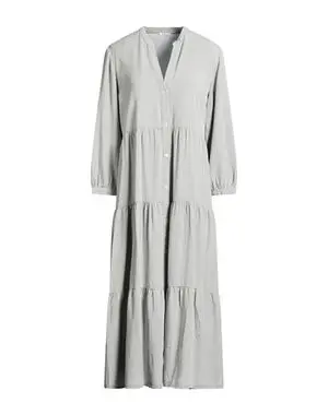 True Religion Maxi Dress Light Size Tencel - Grey
