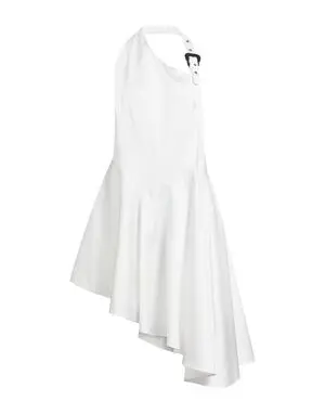 Versace Asymmetrical Draped Midi Dress