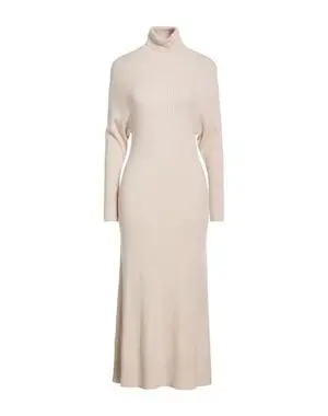 ANNA MOLINARI Maxi Dress Size Wool, Cashmere - Beige