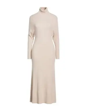 ANNA MOLINARI Wool & Cashmere Ribbed Knit Maxi Dress