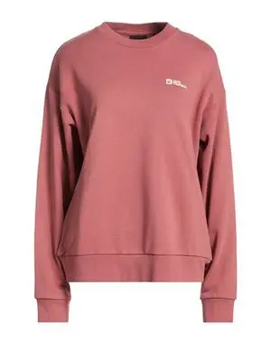 JACK WOLFSKIN Sweatshirt Antique Rose Size Organic Cotton - Pink
