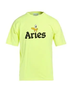 Aries T-shirt Size Cotton - Yellow