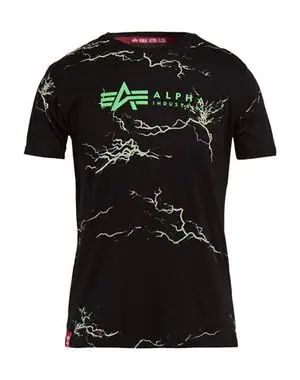 Alpha Industries T-shirt Size Cotton - Black