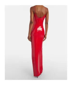 RODARTE Floral-appliqué Sequined Gown