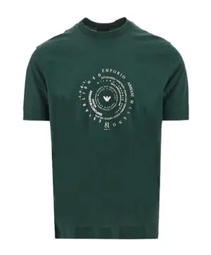 Emporio Armani Logo Print T-shirt - Green