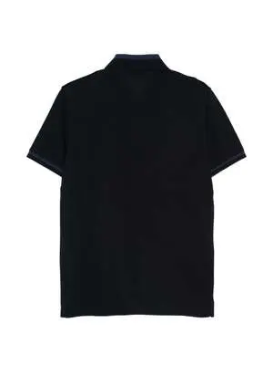 Emporio Armani Logo-detailed Short-sleeved Polo Shirt