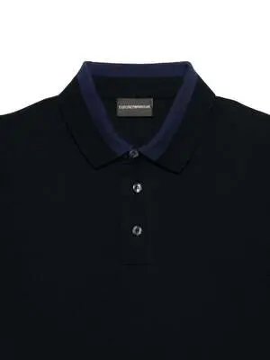 Emporio Armani Logo-detailed Short-sleeved Polo Shirt