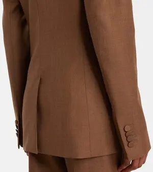 Gabriela Hearst Angela Wool And Silk Blazer