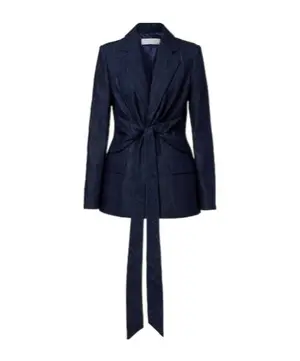 Gabriela Hearst Grant Denim Blazer - Black