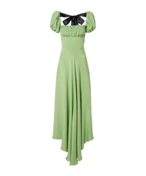 RODARTE Puff Sleeve Dress - Green
