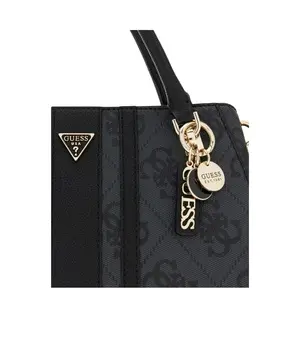 Guess Noelle Patterned Charm Shoulder Bag