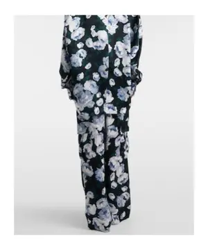 Stella McCartney Printed Satin Pajama Pants