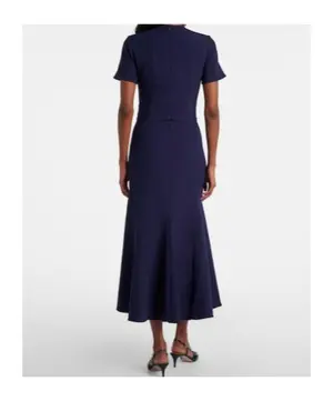 SAFIYAA LONDON Luisa Belted Midi Dress