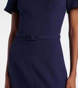 SAFIYAA LONDON Luisa Belted Midi Dress