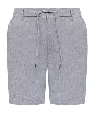 Hugo Boss Drawstring Bermuda Shorts - Gray-blue