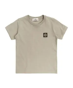 Stone Island T-shirt With Logo Patch - Grey