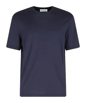 ROBERTO COLLINA Short-sleeved T-shirt - Navy