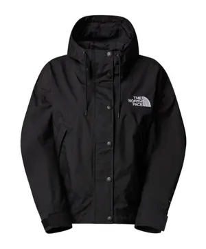 The North Face Logo Embroidered Hooded Jacket - Black