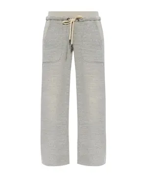 R13 Drawstring Panel Track Pants - Gray