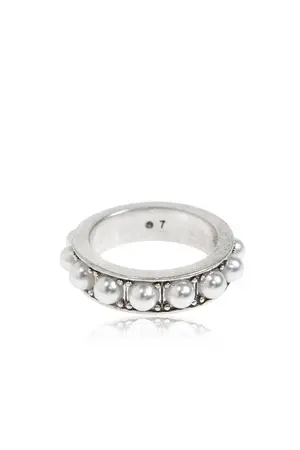 ALLSAINTS Double Pearl Ring