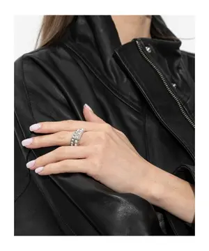ALLSAINTS Double Pearl Ring
