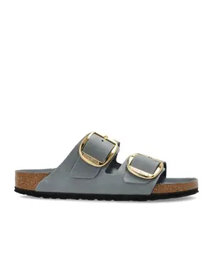 BIRKENSTOCK Buckle Strap Sandals - Gray