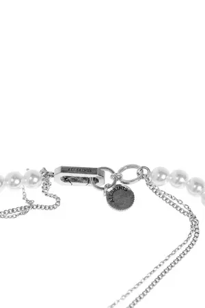 ALLSAINTS Double-layered Pearl And Chain Bracelet