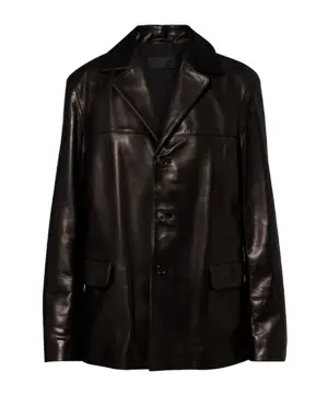 NILI LOTAN Tristan Leather Jacket - Black