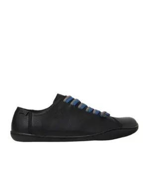 Camper Twins Leather And Recycled Pet Lace-up Sneakers - Black