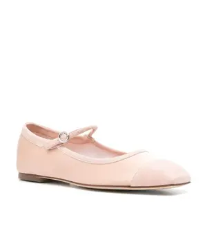 AeydĒ Uma Cap Satin Ballerinas