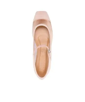 AeydĒ Uma Cap Satin Ballerinas
