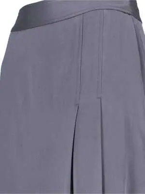 Aspesi Pleated Long Satin Skirt