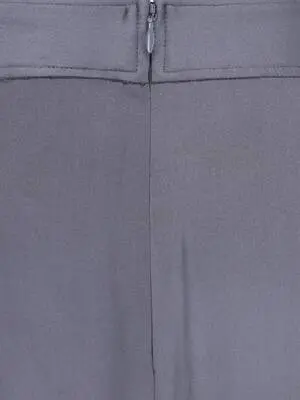 Aspesi Pleated Long Satin Skirt