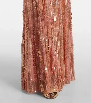 Jenny Packham Da Vinci Embellished Bustier Gown