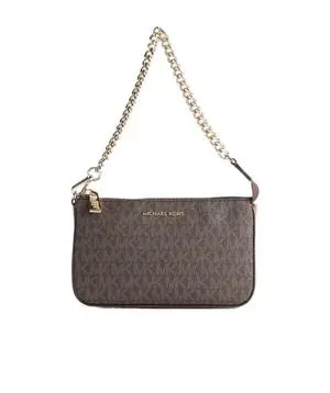 Michael Kors Logo Shoulder Bag - Black