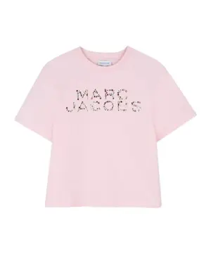 Marc Jacobs Logo-embellished T-shirt - Pink