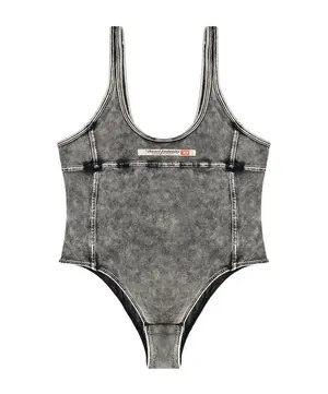 DIESEL® Phoebe-dnm Scoop Neck Bodysuit