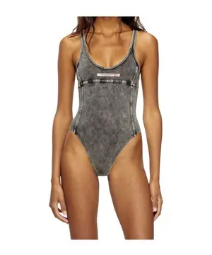 DIESEL® Phoebe-dnm Scoop Neck Bodysuit